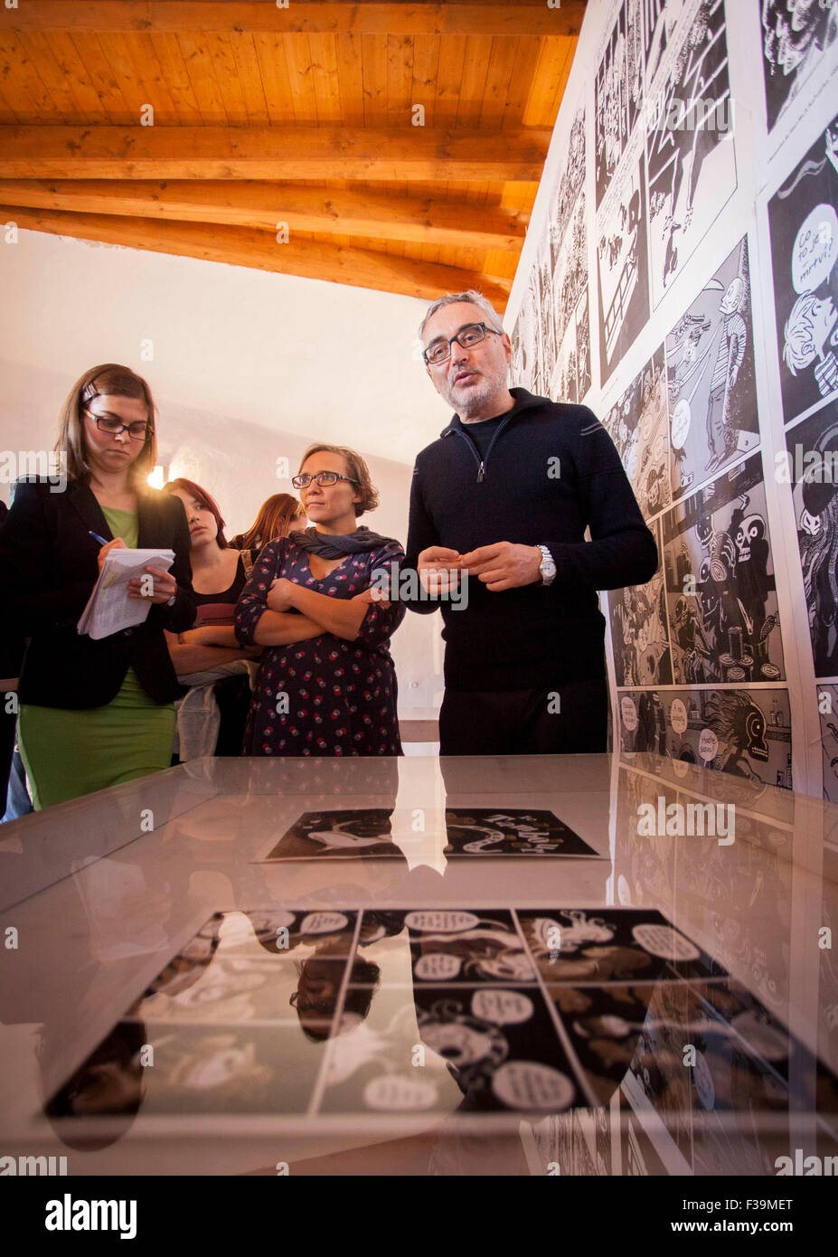 Tabor, Czech Republic. 02nd Oct, 2015. French comic book artist and ...