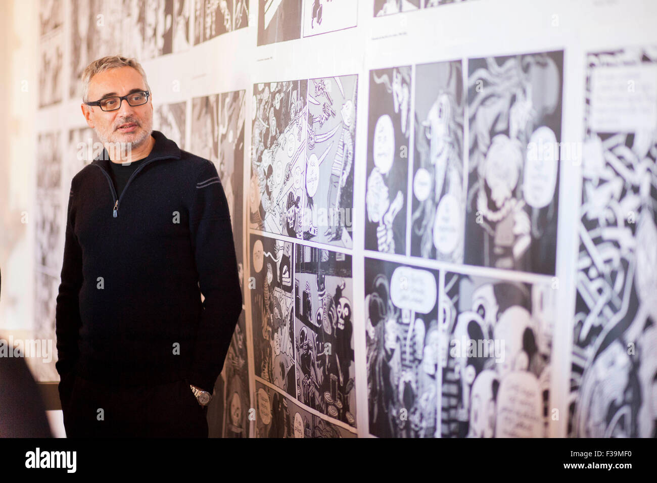 Tabor, Czech Republic. 02nd Oct, 2015. French comic book artist and ...