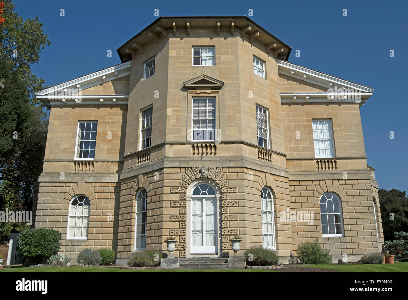 exterior of asgill house, an 18th century palladian villa in richmond ...