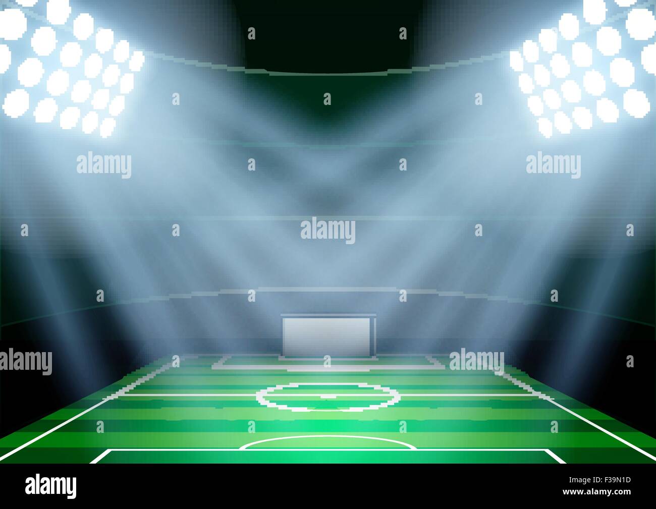 Background for posters night football stadium in the spotlight Stock ...