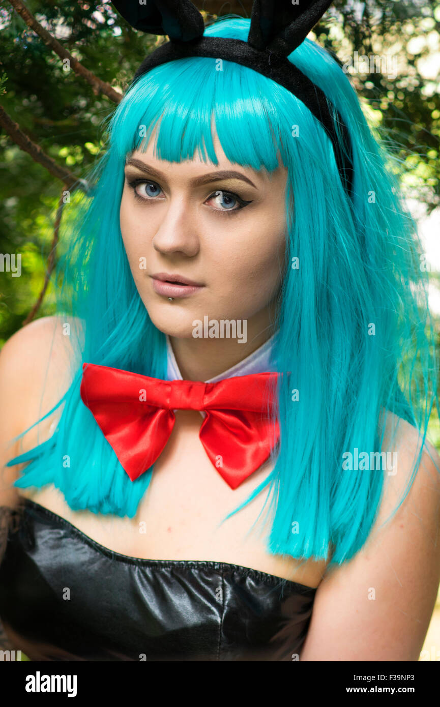 Bunny Bulma Cosplay Portrait Stock Photo - Alamy