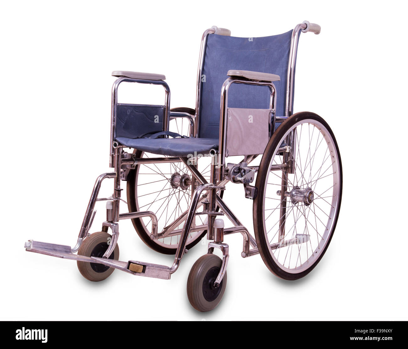 Wheelchair isolated on white background Stock Photo - Alamy