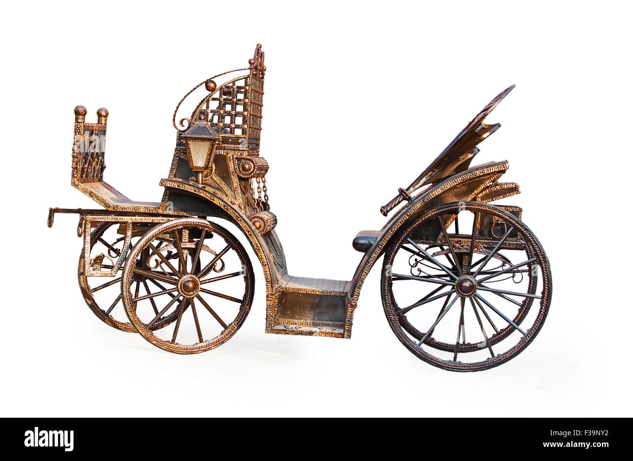 Vintage carriage isolated on Cut Out Stock Images & Pictures - Alamy