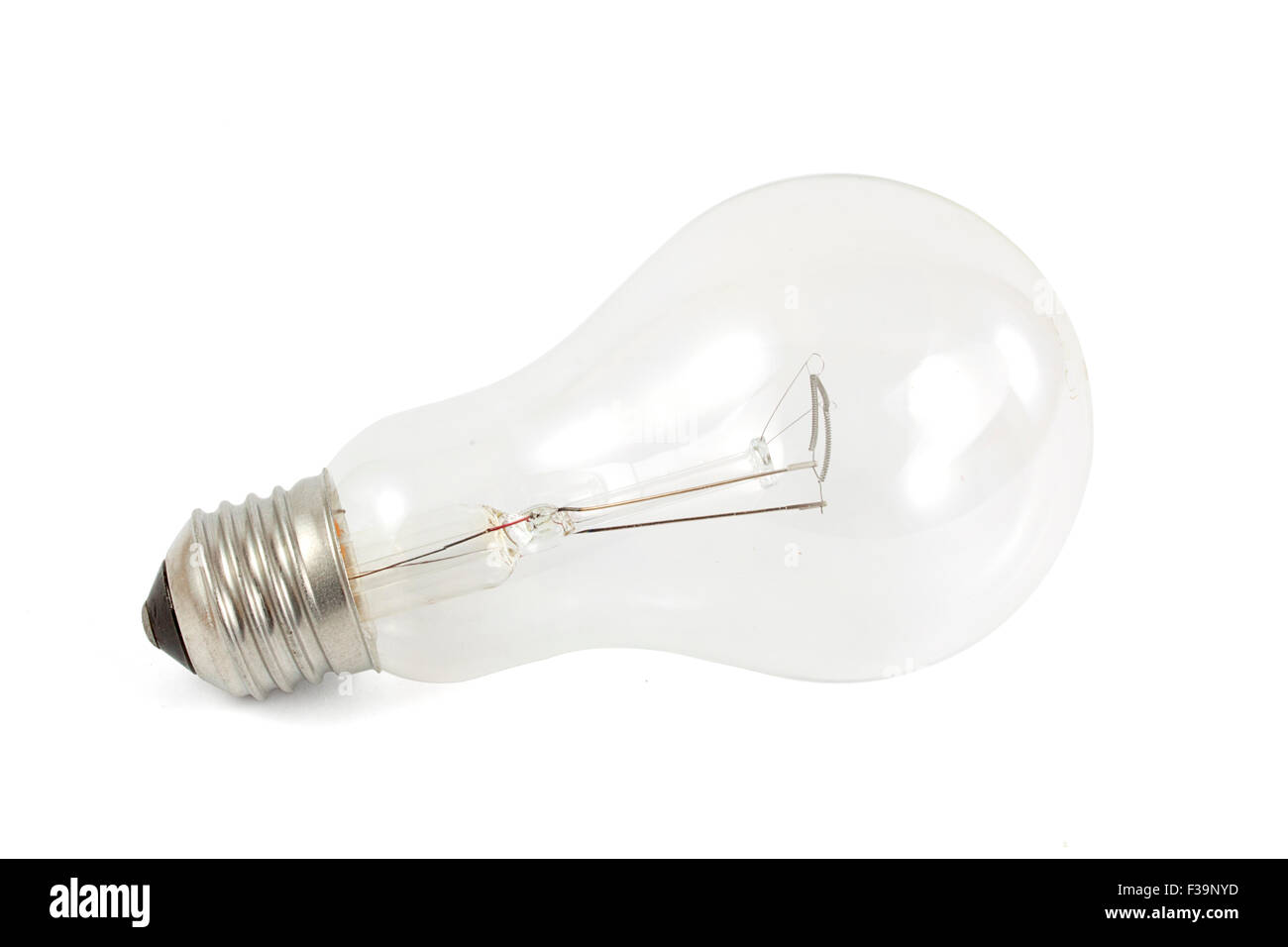 Electrical bulb isolated on white background Stock Photo - Alamy