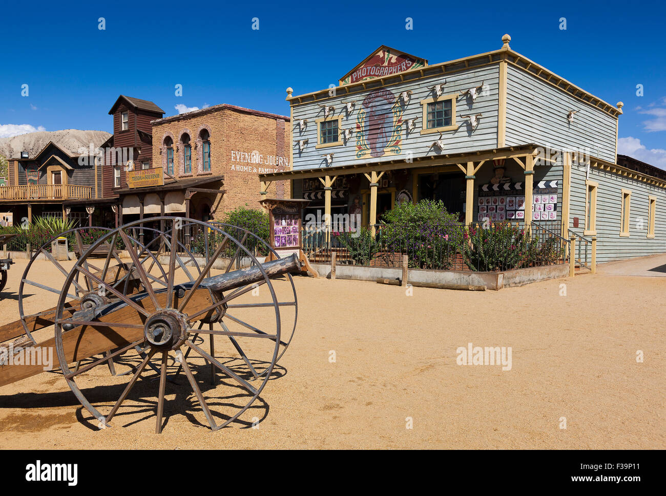 Desert tabernas film set mini hollywood hi-res stock photography and ...
