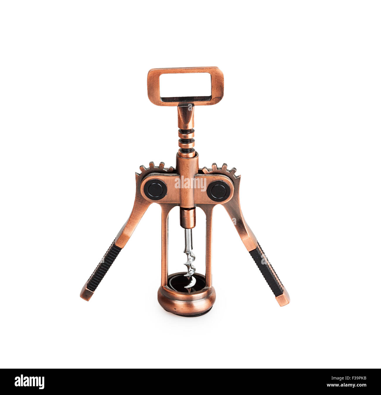 corkscrew isolated on white background Stock Photo - Alamy