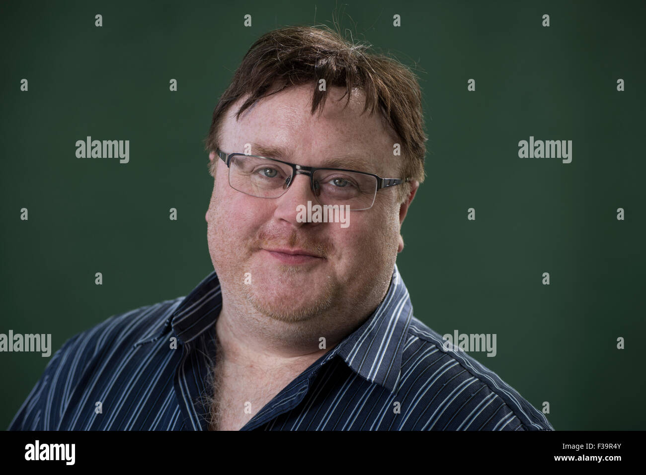 Irish author and screenwriter Derek Landy Stock Photo - Alamy