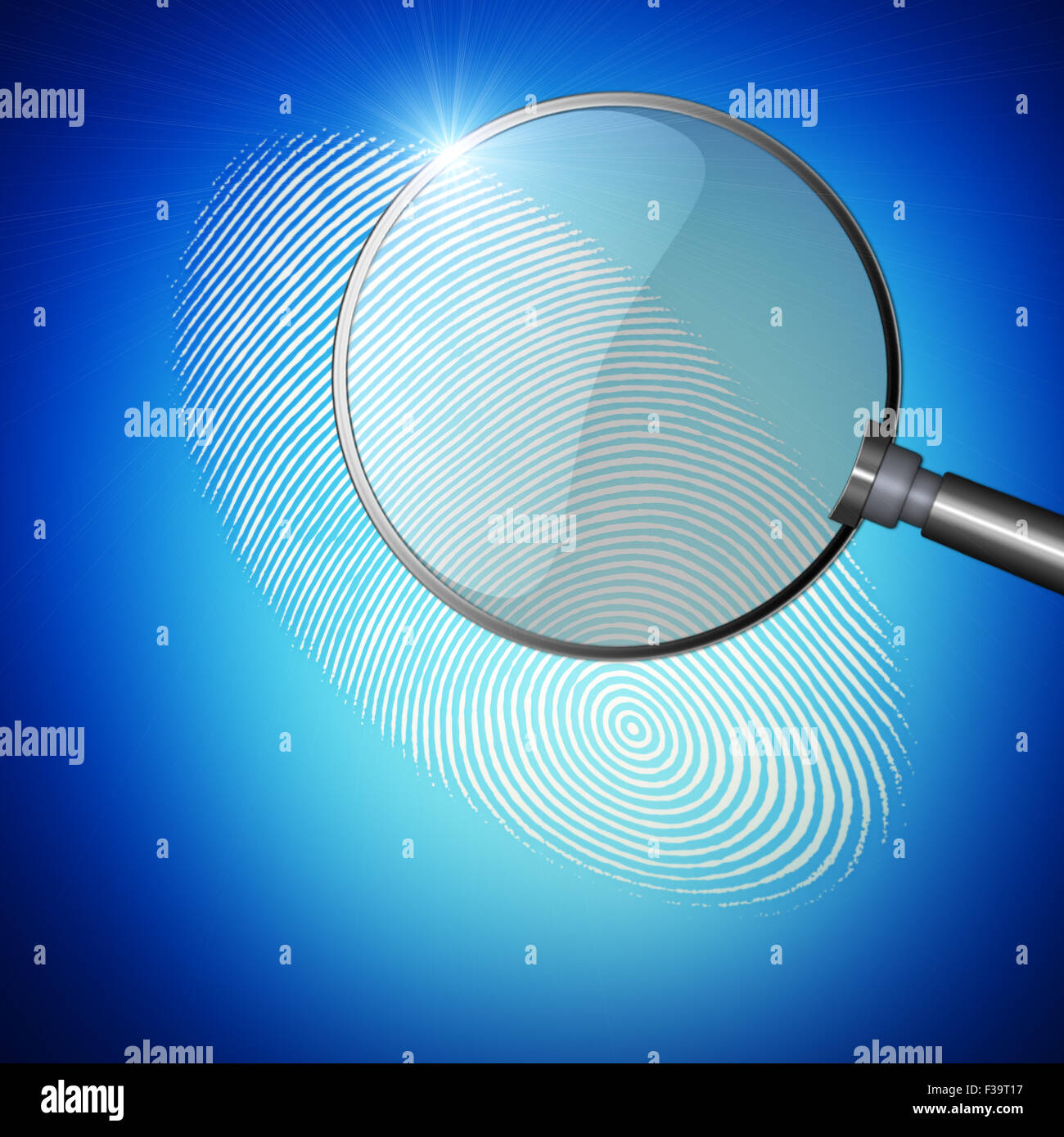 Data magnifier hi-res stock photography and images - Alamy