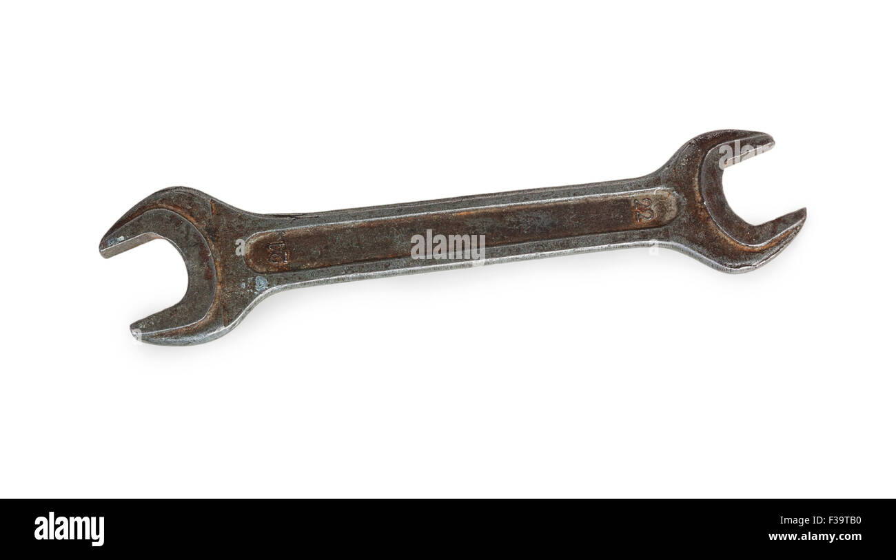 Wrench isolated on white background Stock Photo - Alamy