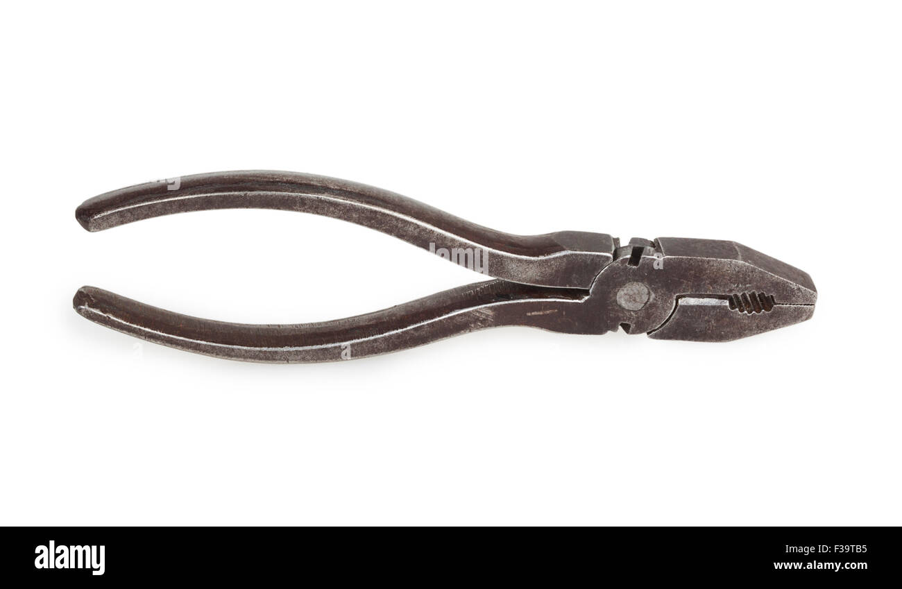 pliers isolated on white background Stock Photo - Alamy