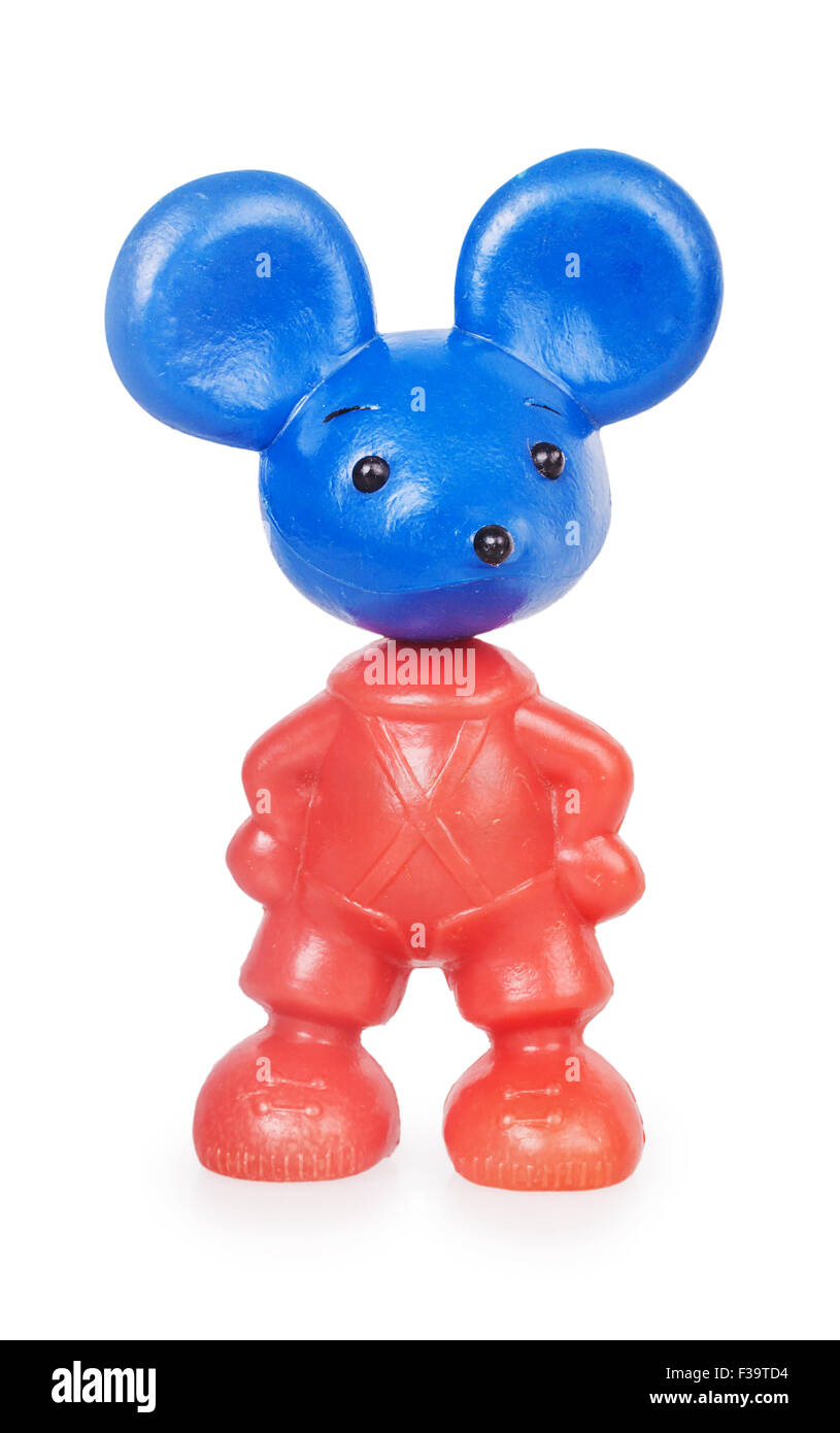 plastic toy mouse isolated on white background Stock Photo - Alamy