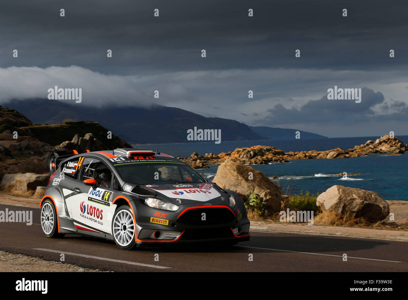 Corte, Corsica. 02nd Oct, 2015. The WRC Rally of Corsica. Stages 2 and ...