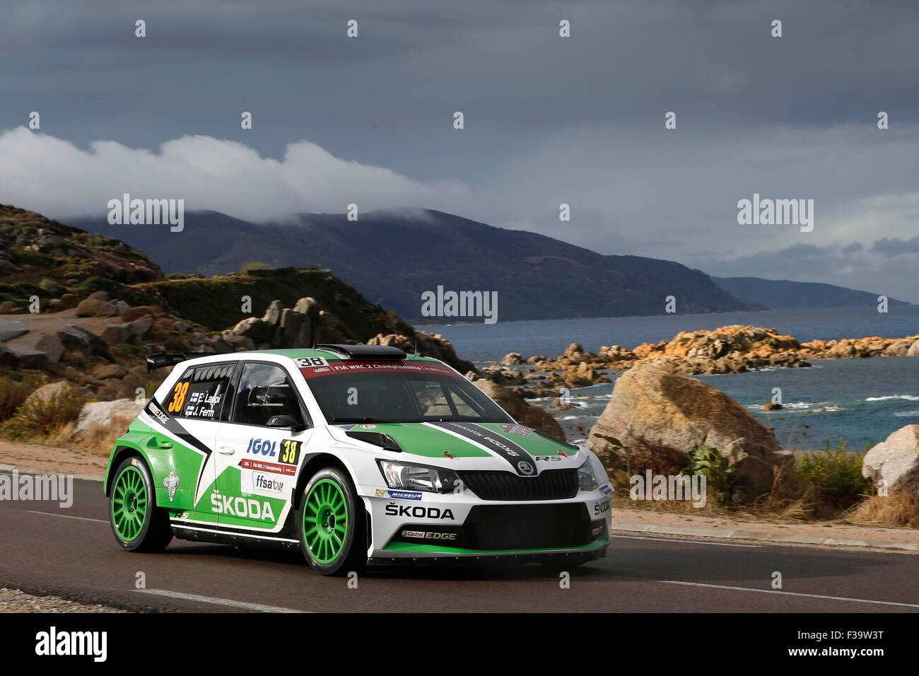 Corte, Corsica. 02nd Oct, 2015. The WRC Rally of Corsica. Stages 2 and ...