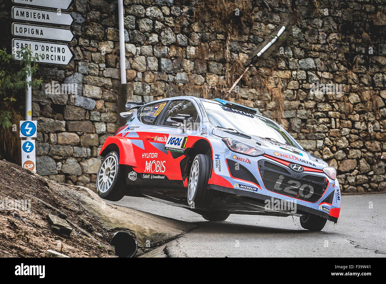 Corte, Corsica. 02nd Oct, 2015. The WRC Rally of Corsica. Stages 2 and ...