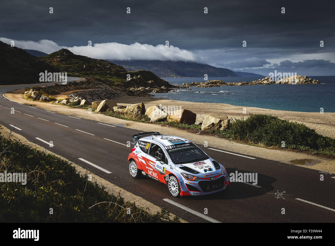 Corte, Corsica. 02nd Oct, 2015. The WRC Rally of Corsica. Stages 2 and ...