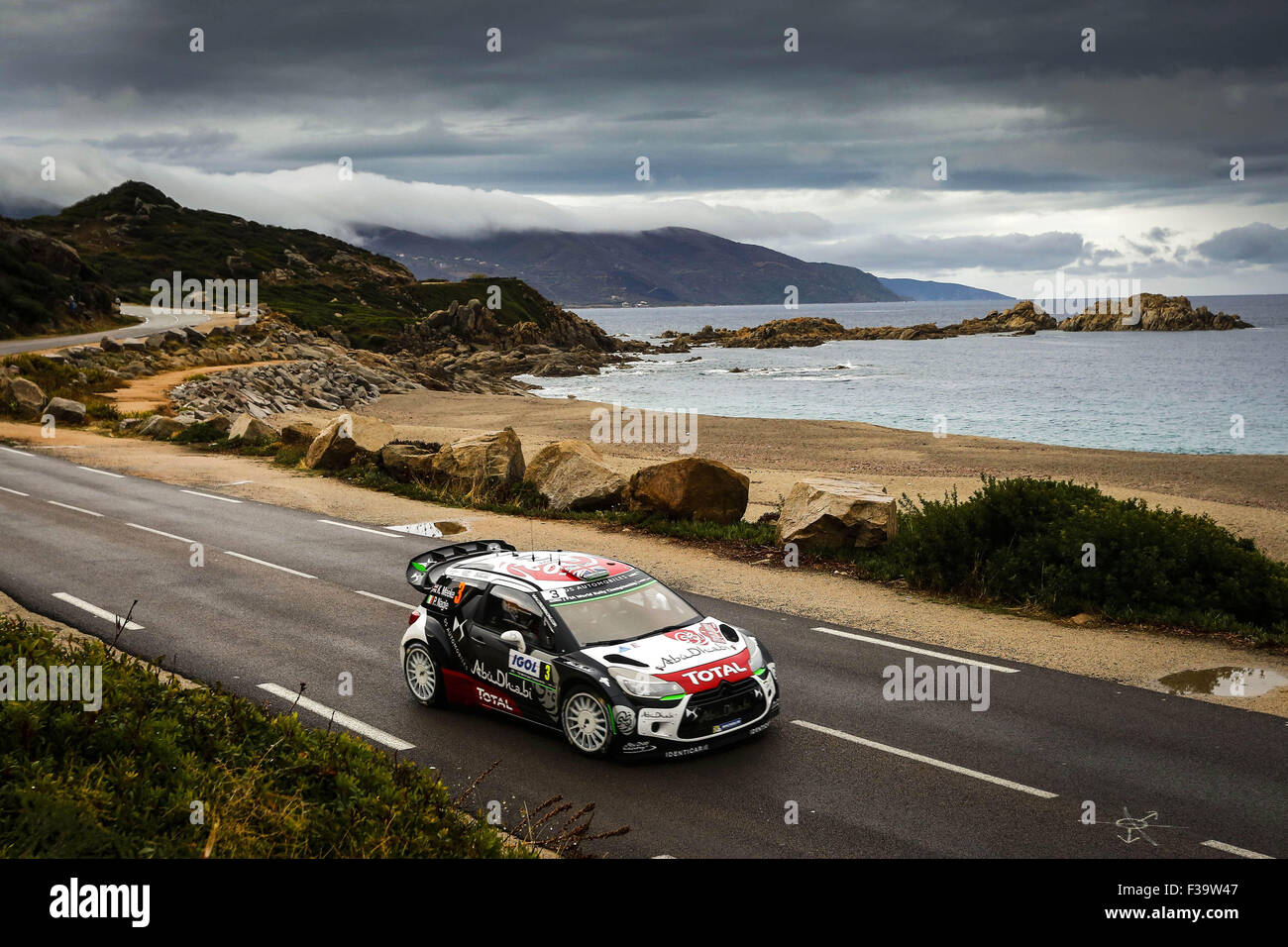 Corte, Corsica. 02nd Oct, 2015. The WRC Rally of Corsica. Stages 2 and ...