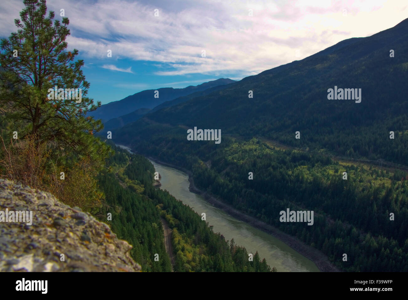 River Canyon BC Stock Photo - Alamy