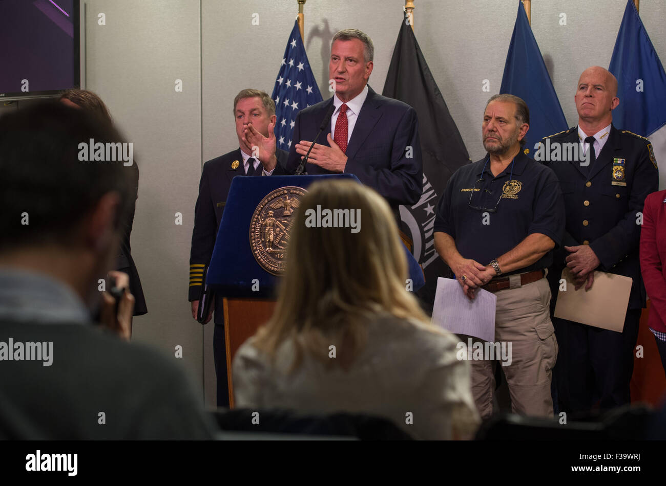 New York, NY, USA. 1st Oct, 2015. FDNY Chief of Department JAMES ...