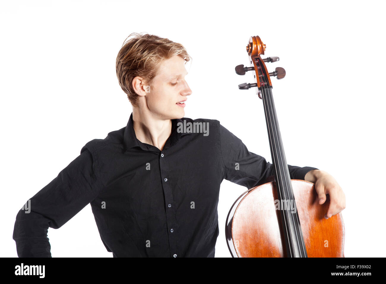 Man playing cello hi-res stock photography and images - Alamy