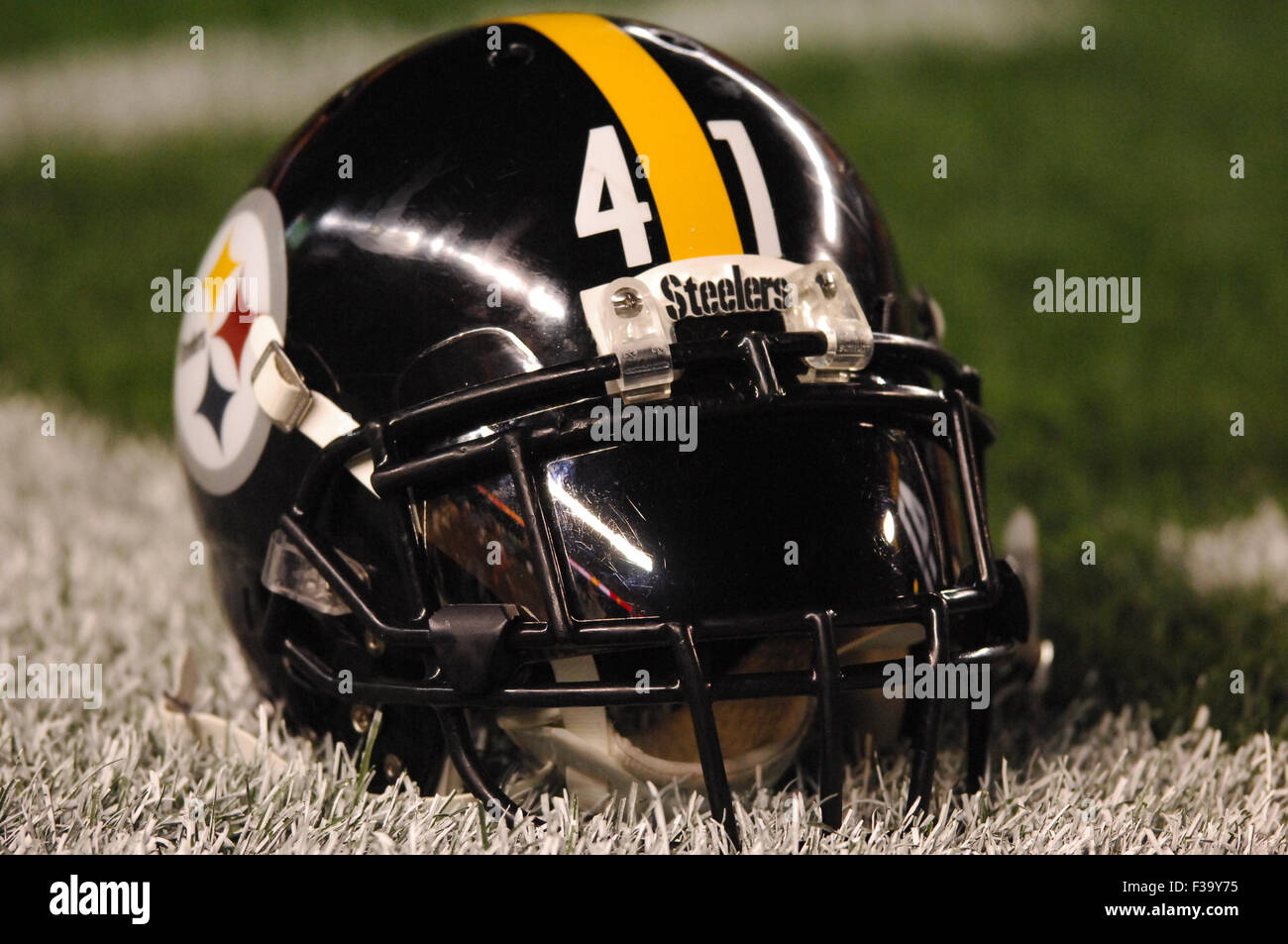 October 1st, 2015: Antwon Blake #41 helmet during the Baltimore Ravens ...