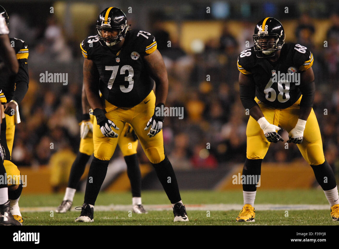 October 1st, 2015: Ramon Foster #73, and Kelvin Beachum #68 during the ...