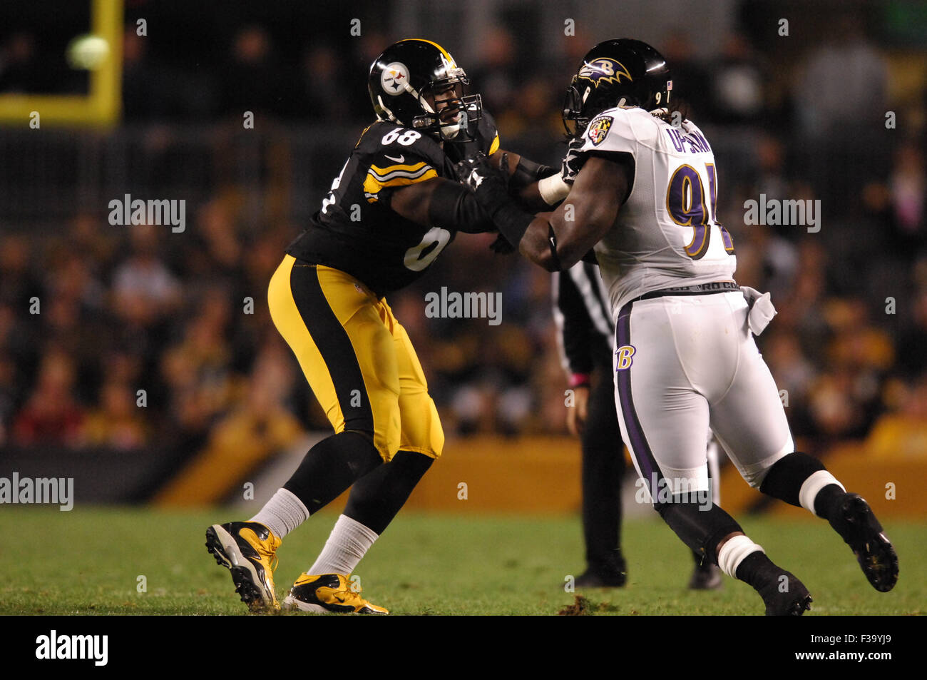 October 1st, 2015: Kelvin Beachum #68 during the Baltimore Ravens vs ...