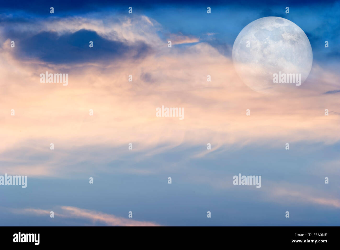 Full moon behind clouds moon hi-res stock photography and images - Alamy