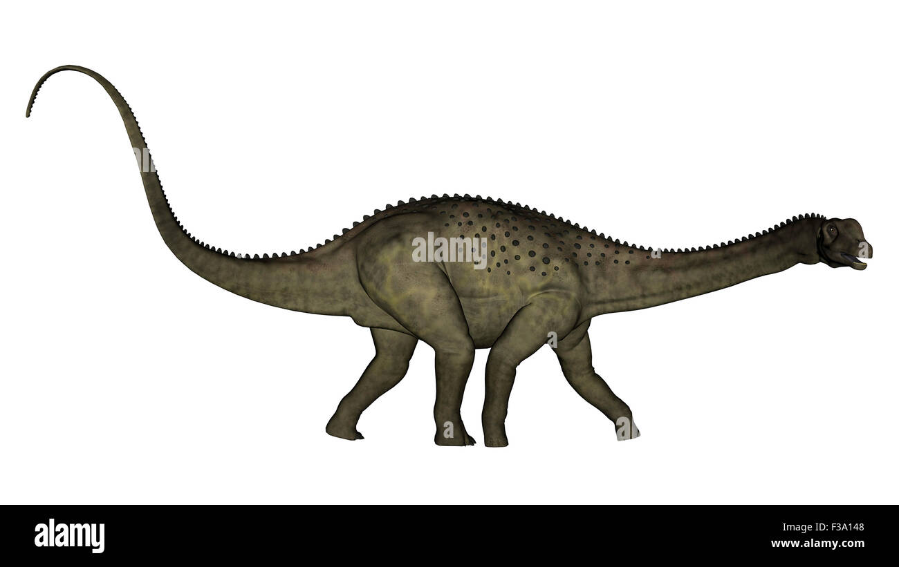 Uberabatitan dinosaur isolated on white background Stock Photo - Alamy