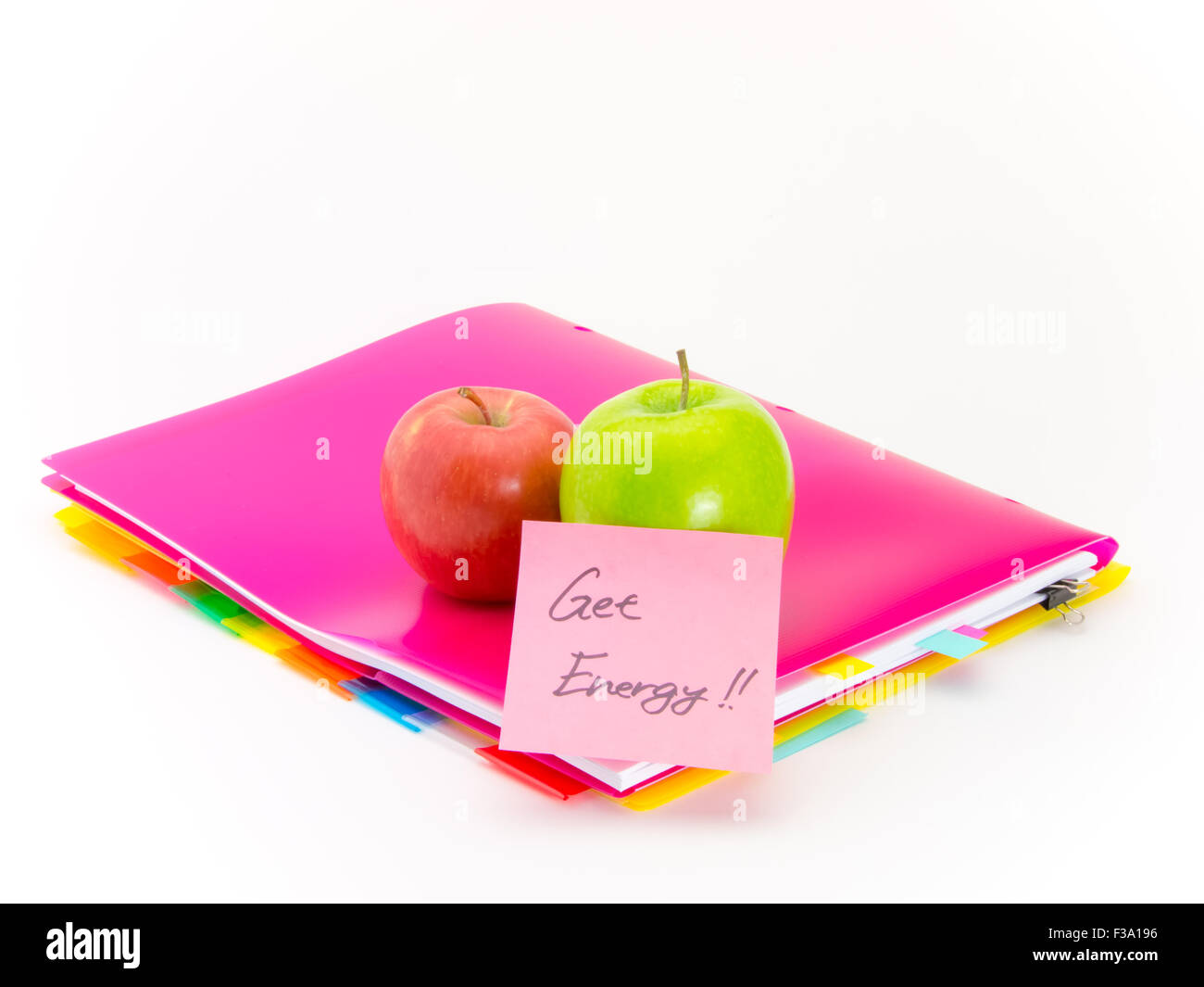 Present of fruits and messages for careing hard work Stock Photo - Alamy