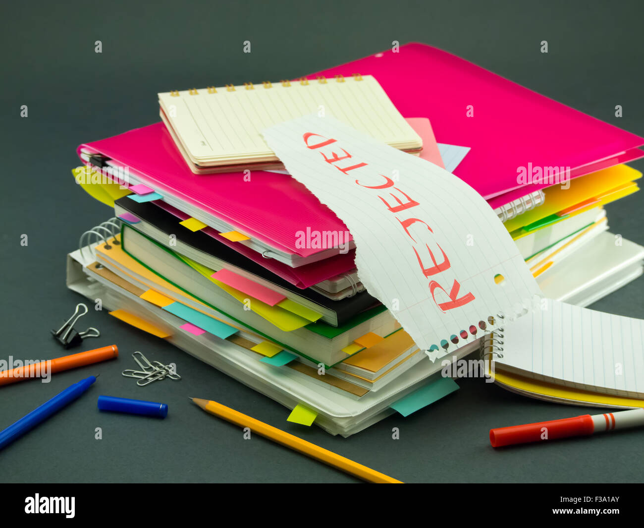 The Pile of Business Documents; Rejected Stock Photo - Alamy