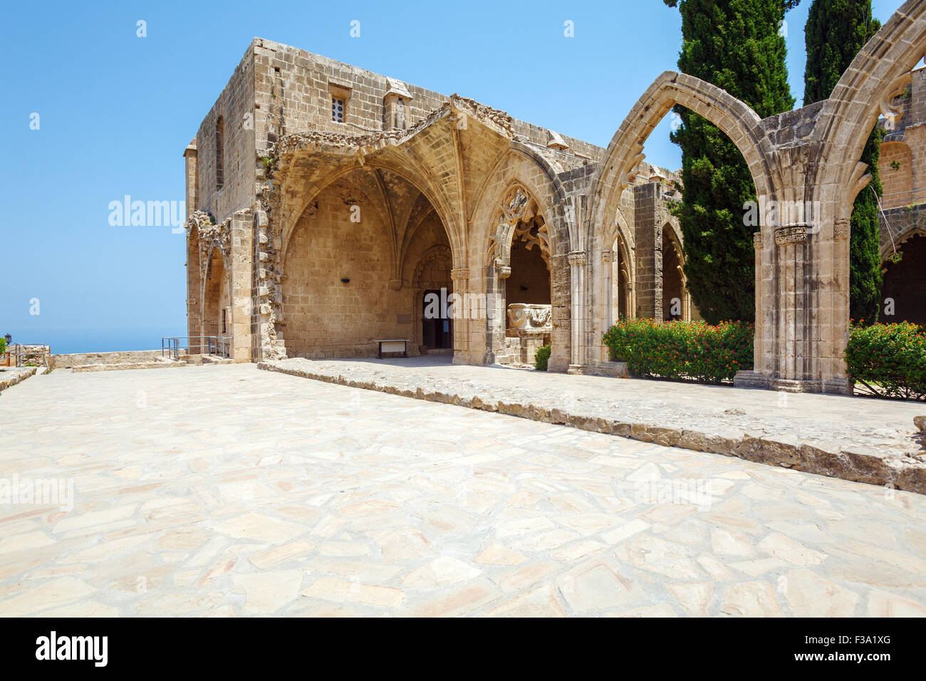 Bellapais Abbey of Premonstratensian order (13th c.), Kyrenia, North ...