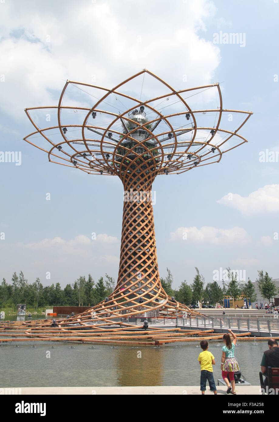 Tree of Life at the 2015 Expo in Milan, Italy Stock Photo - Alamy