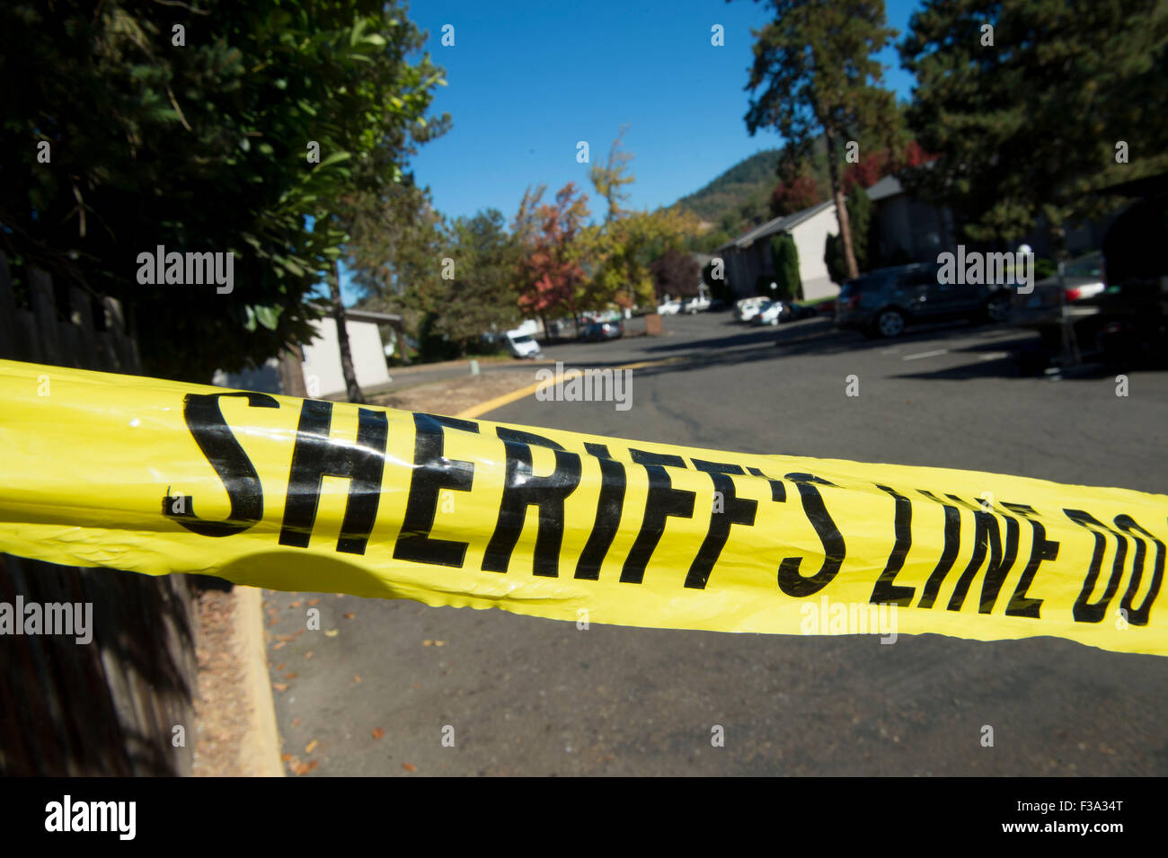 Roseburg, Oregon, USA. 2nd Oct, 2015. Umpqua Community College shooting ...