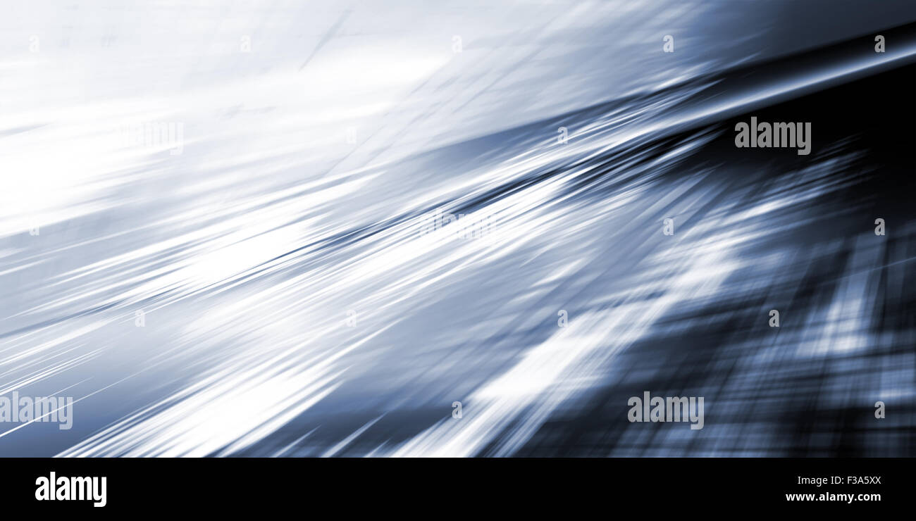 Abstract blue monochrome digital blurred background, 3d illustration ...