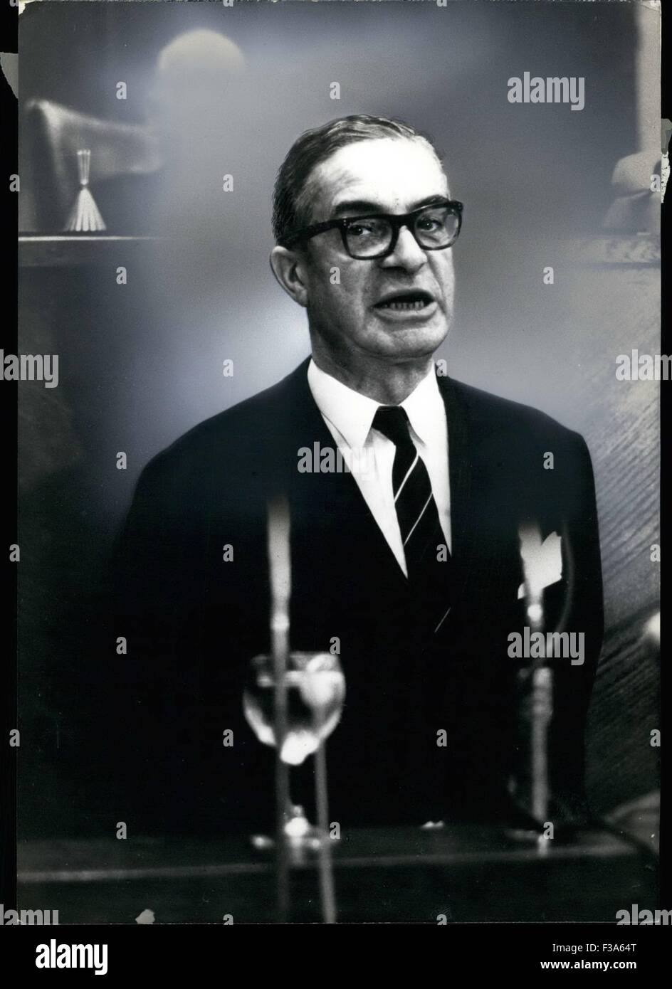 Sept. 22, 1967 - Jean Rey: Britain must join the Common Market Speaking ...