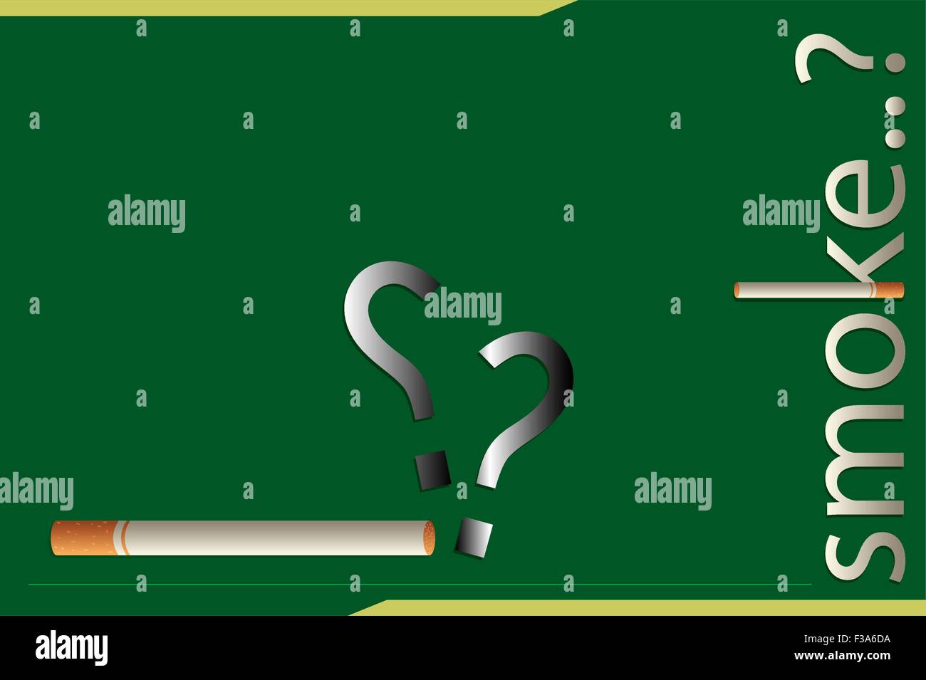 Smoke cigarette smoke question mark hi-res stock photography and images ...