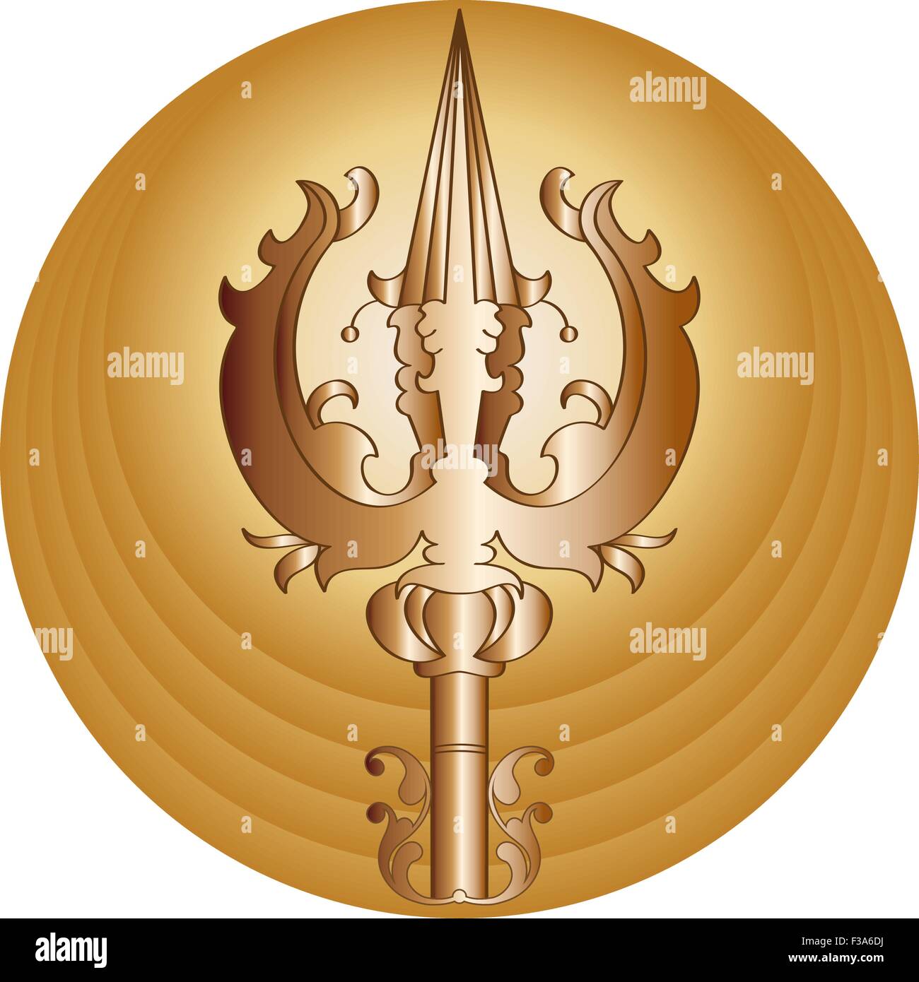 Trident Weapon Vector