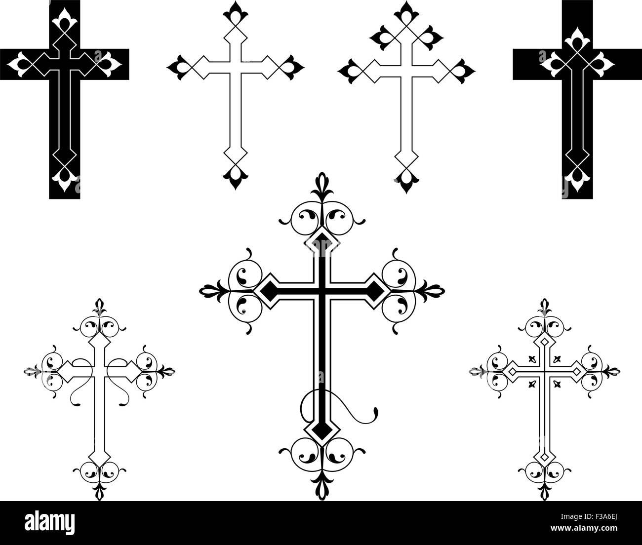 Christian Cross Design Vector Art Stock Vector Image & Art - Alamy