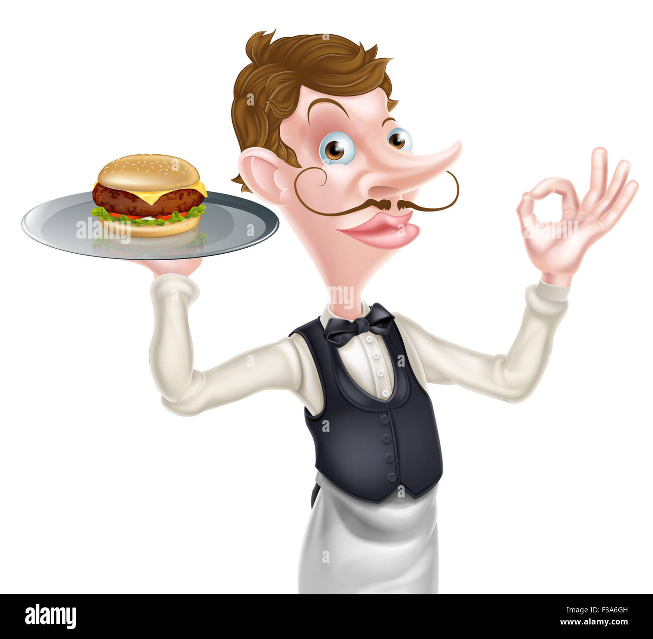 Cartoon okay sign hi-res stock photography and images - Alamy
