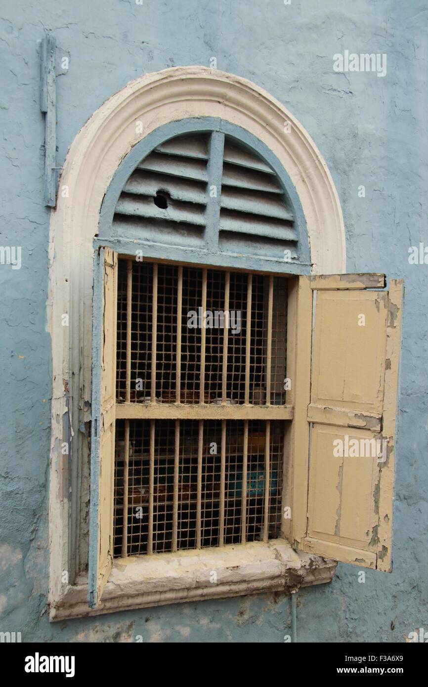 Window with open shutters Stock Photo - Alamy