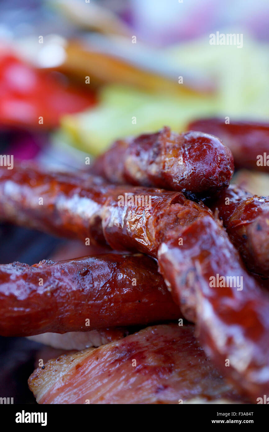 Meat on the grill Stock Photo - Alamy