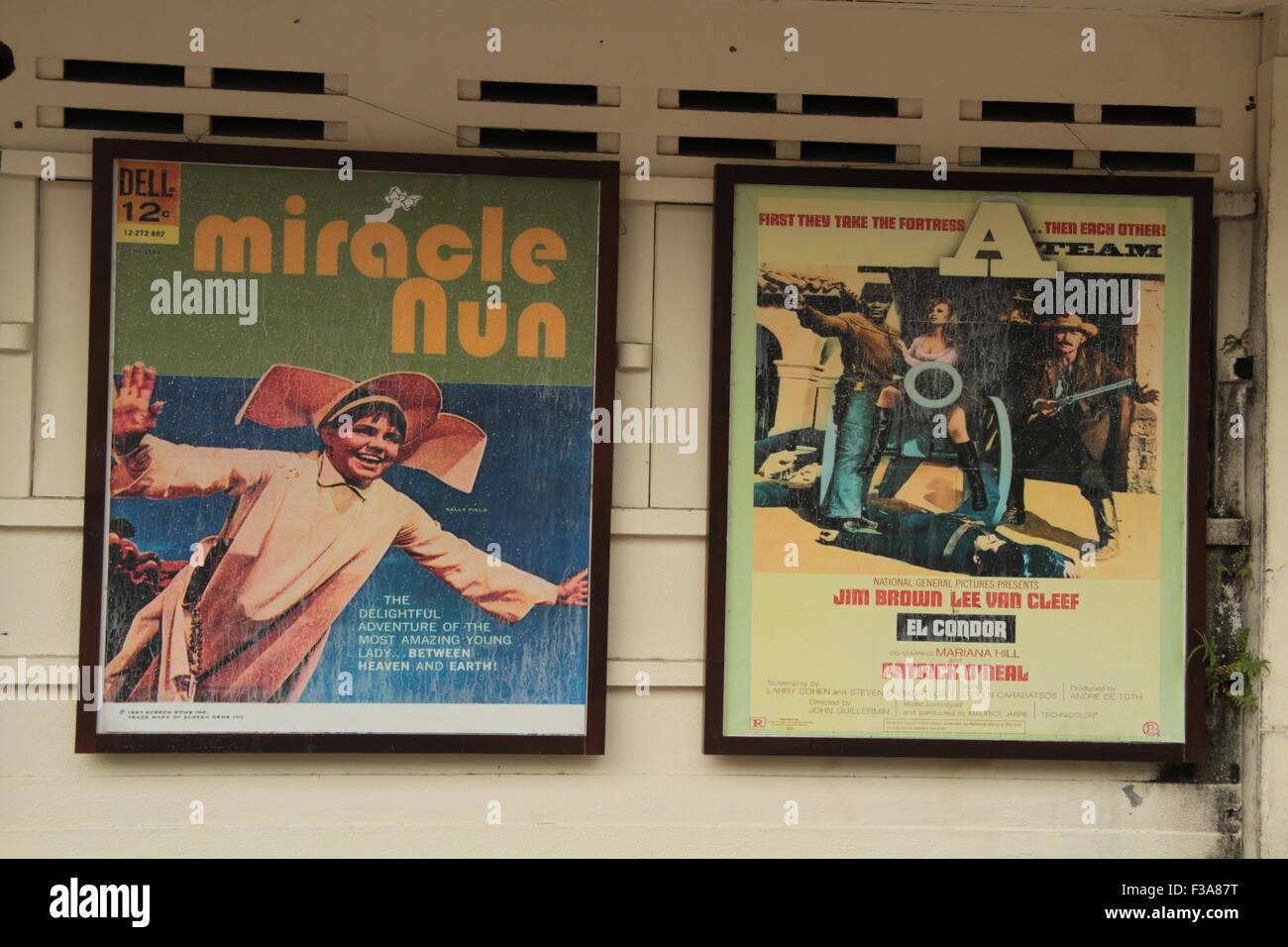 old movie posters Stock Photo - Alamy