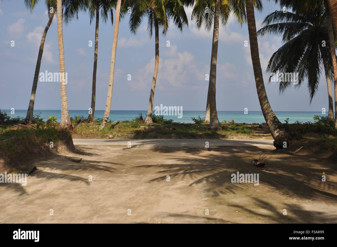 Scene of a beach in Midai Island, northern Indonesia Stock Photo - Alamy