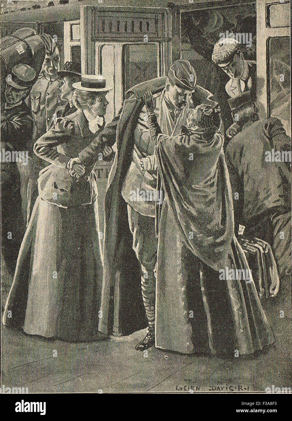 Soldier returning home from Boer War Stock Photo - Alamy Soldier returning home from Boer War Stock Photo - Alamy