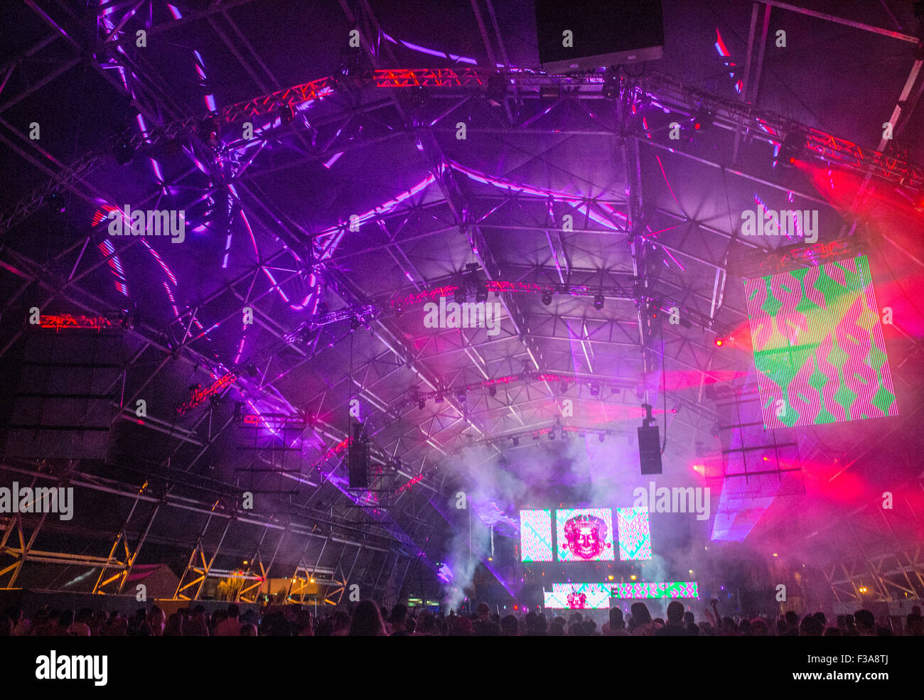 A general view during the 2015 Life is Beautiful festival in Las Vegas ...