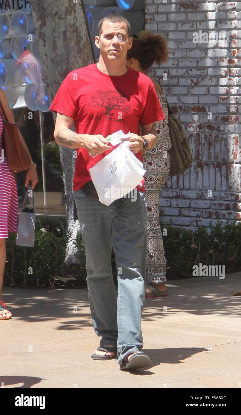 Steve-O shops at The Grove Featuring: Steve-O Where: Los Angeles ...