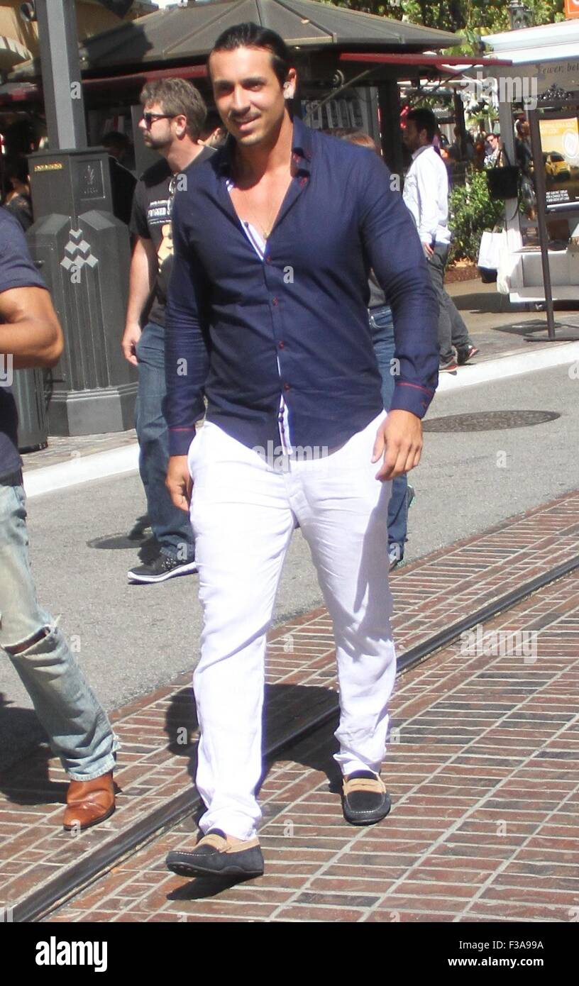 Peter Madrigal goes shopping at The Grove Featuring: Peter Madrigal ...