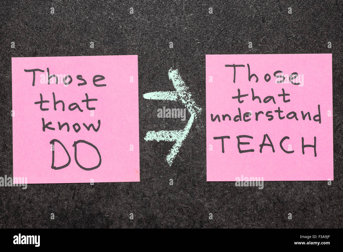 famous Aristotle quote interpretation handwritten on pink paper notes ...