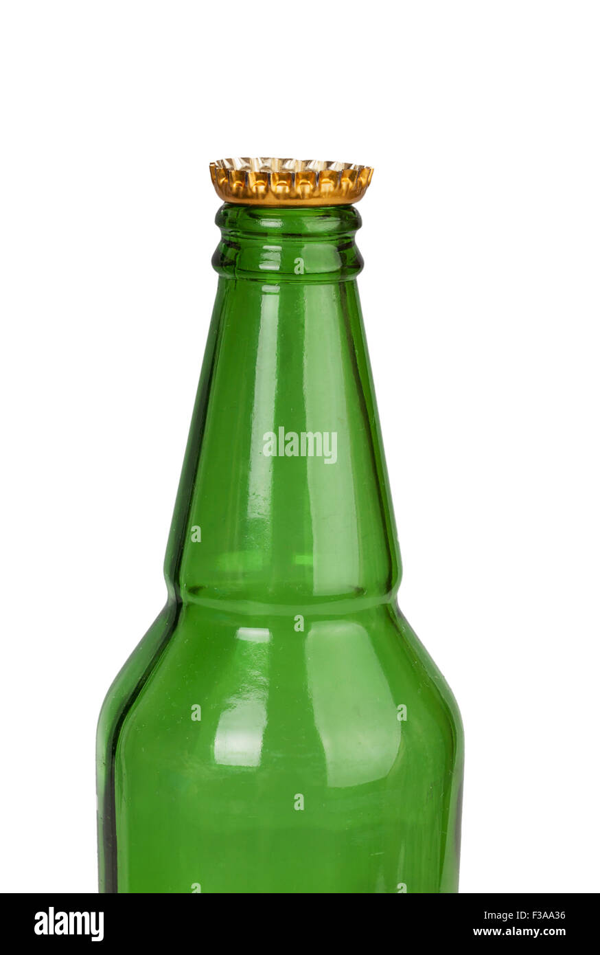 one open bottle isolated on white background Stock Photo - Alamy