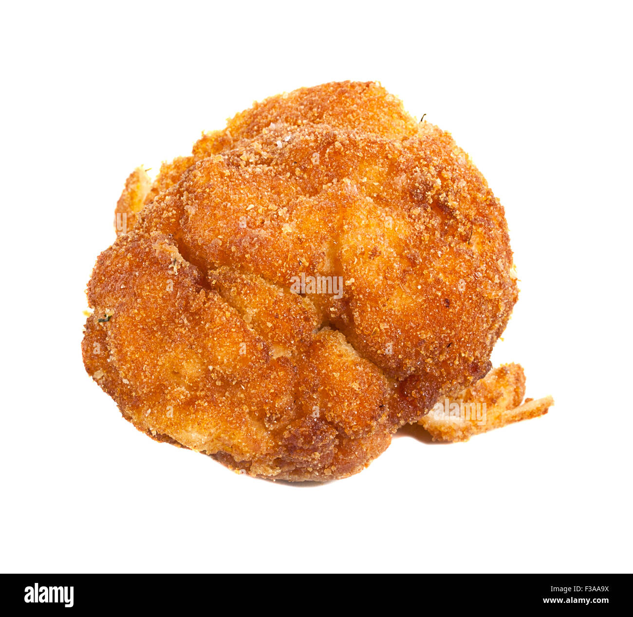 chicken cutlet isolated on a white background Stock Photo - Alamy